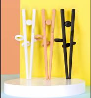 China Nitrosamine BPA Free Washable Silicone Chopsticks 22.6cm Length for sale