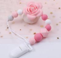 China Camping Occasion Silicone Baby Teether Hassle Free EEC For 3 Months Above Infant for sale