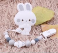 China Camping Occasion Silicone Baby Teether Hassle Free EEC For 3 Months Above Infant for sale