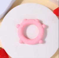China PVC Free Silicone Baby Teether Piglet Shape High Temp Resistant CIQ for sale