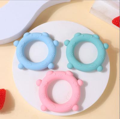 China PVC Free Silicone Baby Teether Piglet Shape High Temp Resistant CIQ for sale