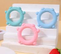 China PVC Free Silicone Baby Teether Piglet Shape High Temp Resistant CIQ for sale