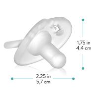 China Orthodontic Silicone Baby Pacifier Sustainable Washable Phthalate Free for sale