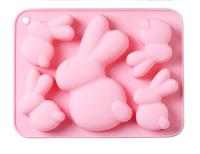 China BPA Free Silicone Chocolate Molds Nonstick Flexible Fudge Ice Cubes 220C for sale