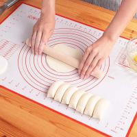 China BPA Free Silicone Pastry Mat Sustainable Washable Non Stick 80x60CM for sale