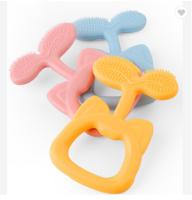 China Anti Bacterial Silicone Baby Teether BPA Free Non Toxic Teether for sale