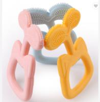 China Anti Bacterial Silicone Baby Teether BPA Free Non Toxic Teether for sale