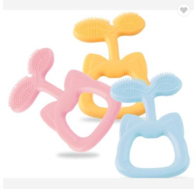 China Anti Bacterial Silicone Baby Teether BPA Free Non Toxic Teether for sale