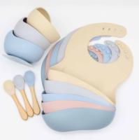 China 100% Food Grade Silicone Baby Bibs for sale