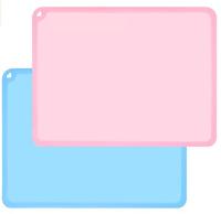 China Washable Non Slip Silicone Placemats 11.8x15.7 Inch Safe For Kids for sale