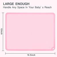 China Washable Non Slip Silicone Placemats 11.8x15.7 Inch Safe For Kids for sale