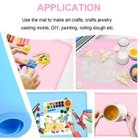 China Washable Non Slip Silicone Placemats 11.8x15.7 Inch Safe For Kids for sale