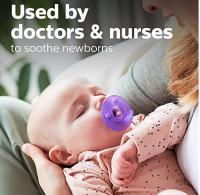 China Soft 100% Silicone Baby Pacifier For 6 Month Old Clear BPA Free For Orthodontic Nipple for sale