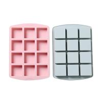 China 12 Cavities Silicon Candy Chocolate Mold Easy To Clean for sale