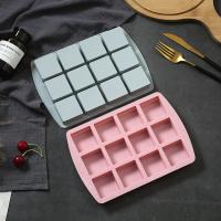 China 12 Cavities Silicon Candy Chocolate Mold Easy To Clean for sale