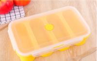 China Eco Friendly Baby Silicone Frozen Tray Food Grade With PP Lid for sale