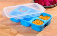 China Eco Friendly Baby Silicone Frozen Tray Food Grade With PP Lid for sale