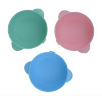 China BPA Free Baby Food Storage Bowl Food Grade Silicone Anti Fall for sale
