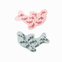 China Food Grade Silicon Ice Tray Mold Dolphine Shaped With 9 Cavities for sale