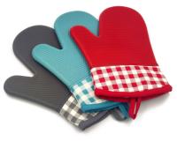 China Heat Resistant BBQ Silicone Gloves Waterproof Sustainable Washable for sale