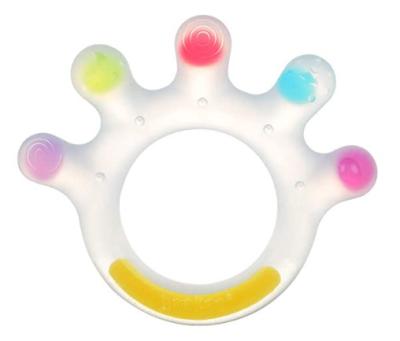 China Large Palm Baby Teething Toys Food Grade Silicone Teethers BPA Free for sale
