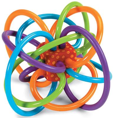 China Silicone Baby Sensory Teether Toy BPA Free Easy For Babies To Hold for sale
