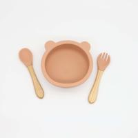 China BPA Free Silicone Baby Suction Bowl , Silicon Weaning Utensil , Baby Feeding for sale