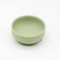 China Food Grade Silicone Baby Bowl with Weaning Utensil , Suction Bowl , Silicone Spoon for sale