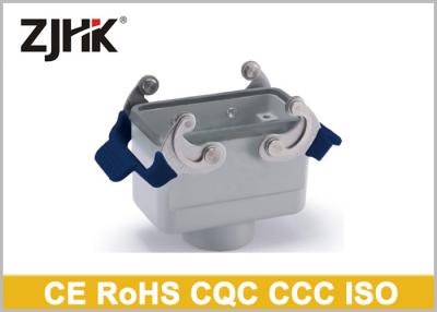 China Powder Coated Male Female Plug Industrial Rectangular Connectors / Waterproof Electrical Connector for sale
