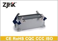 China Surface Mounting Housing Heavy Wire Connectors , Double Entry 24 Pin Rectangular Connector for sale