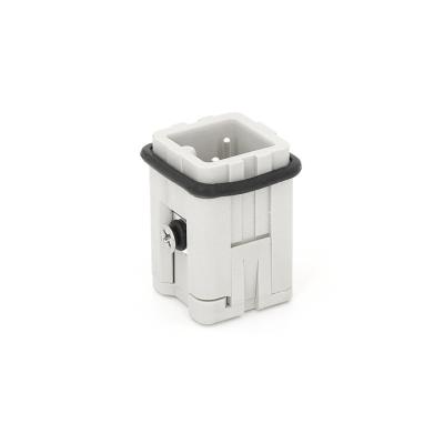 China Cage-clamp 3Pos Heavy Duty Industrial Connector for sale