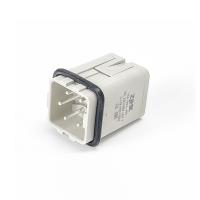 China Compact 4Contacts Cage-clamp Heavy Duty Connector for sale