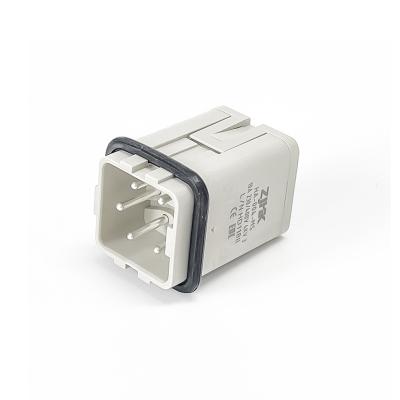 China Compact 4Contacts Cage-clamp Heavy Duty Connector for sale