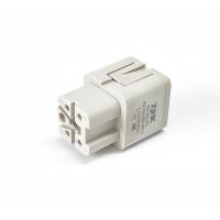 China Compact 4Contacts Cage-clamp Heavy Duty Connector for sale