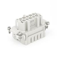 China Crimp 10 Contacts Narrow Heavy Duty Connector for sale