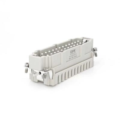 China Cage-clamp 24 pos Heavy Duty Connector for sale