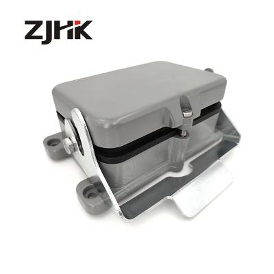 China 1 Lever Plastic Cover 48 Pin Connector 09300480301 Bulkhead Mounting for sale