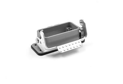 China 10A Bulkhead Mounting Heavy Duty Connector Housings for sale