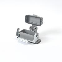 China 10A Bulkhead Mounting Housings With Metal Cover for sale