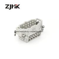 China E Series 10 Pin Truck Heavy Duty Connector Screw Insert 500v 16a White Color for sale