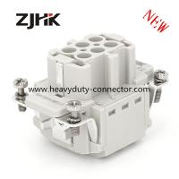 China HE -006 Quick Lock Terminal Heavy Duty Rectangular Connectors Replace Phoenix Connector for sale