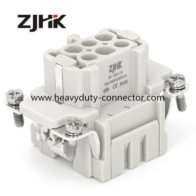 China Pos Cage Clamp Termination Female Insert Heavy Duty Crimp Connectors For Industrial for sale