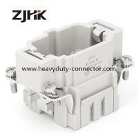 China 6P Heavy Duty Crimp Connectors Male Part Silver Plated Replace Han 6E Insert Famale Part for sale