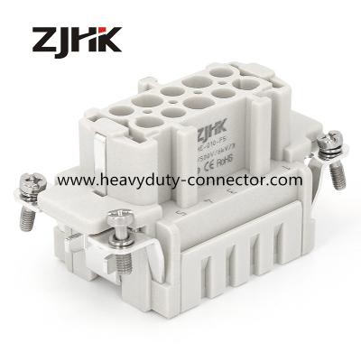 China 16A 10P FS Heavy Duty Connector Cage Clamp Termination Replace Weidmuller HDC HE Series for sale