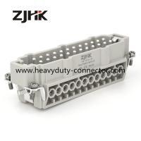 China Heavy Duty Rectangular Connectors Temperature Controller Connectors 24 Pole Male for sale