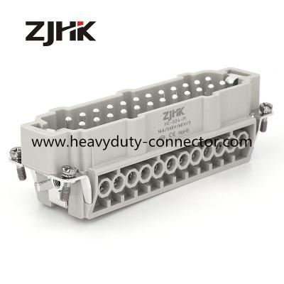 China Heavy Duty Rectangular Connectors Temperature Controller Connectors 24 Pole Male for sale