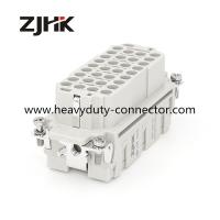 China 32 Pin Wire Connector Female Part Rectangular Connector Crimp Type HDC Replace SIBAS for sale