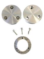 China Aluminum Shaft End Cover 0.05mm Accuracy Surface Anodized Treatment for sale