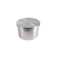 China Blackened Chromed Aluminum Tube End Caps Aluminum Handrail End Caps for sale