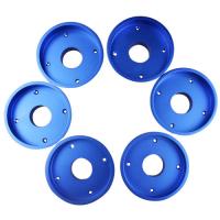 China Blue Oxidation 0.02MM CNC Aluminum Parts 4 Axis CNC Mills for sale